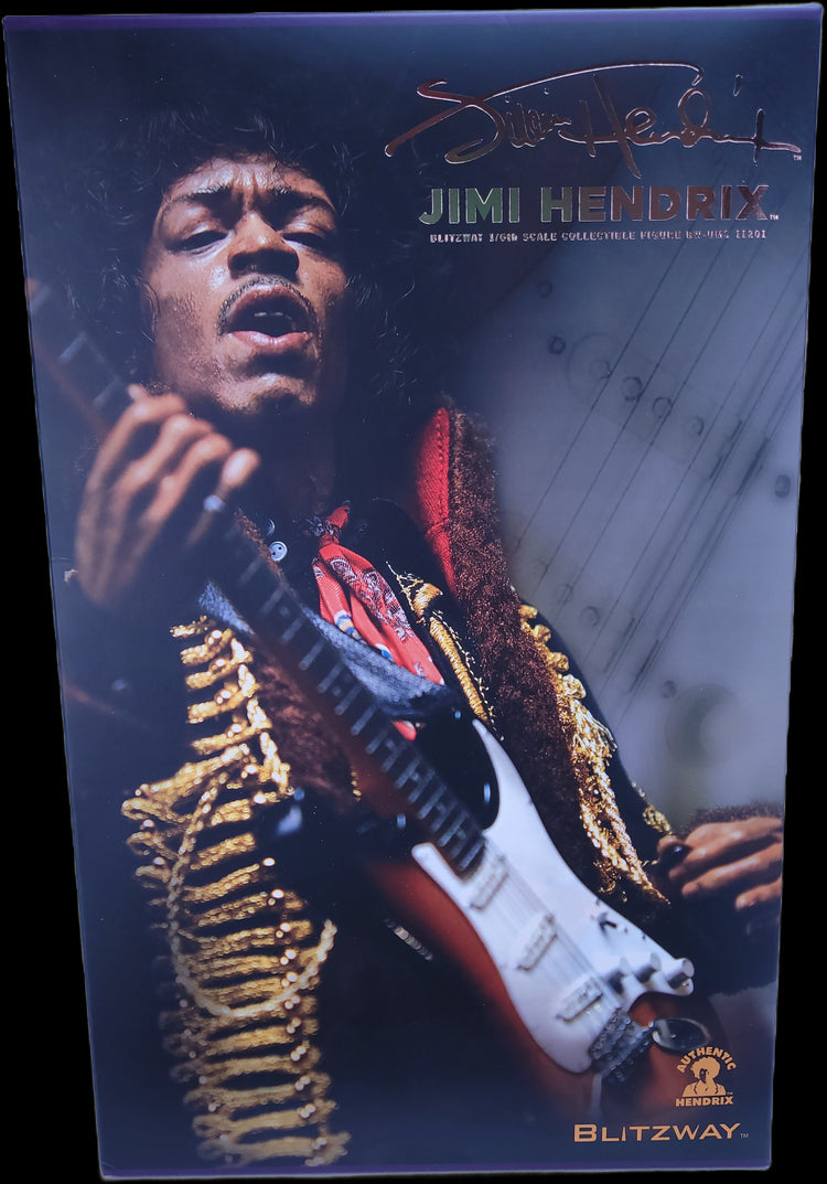Jimi Hendrix Collectible Blitzway Premium UMS 1/6th Scale 12" Figure ...