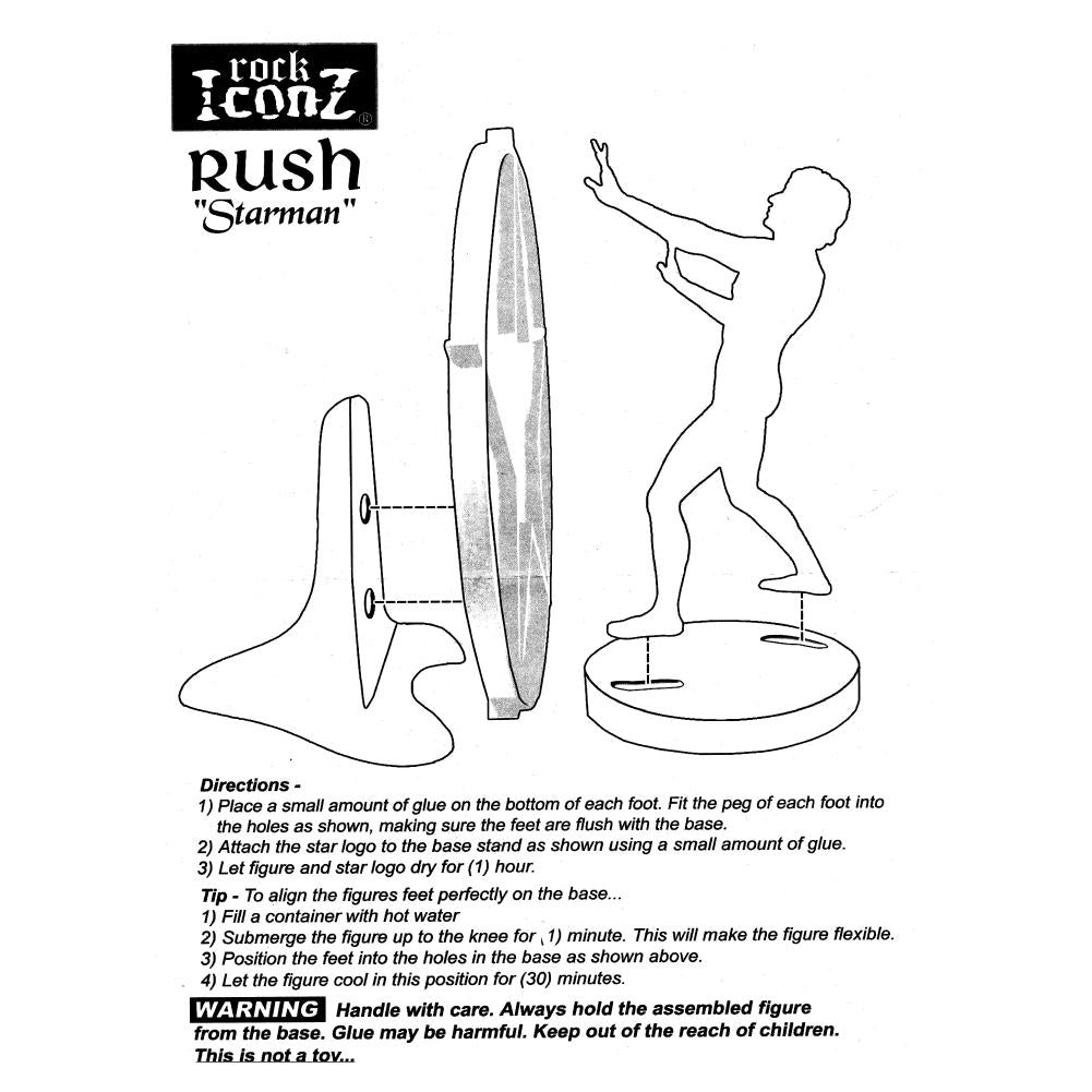 RUSH 2008 KnuckleBonz Rock Iconz 2112 3D Album Art Starman Statue #80 ...