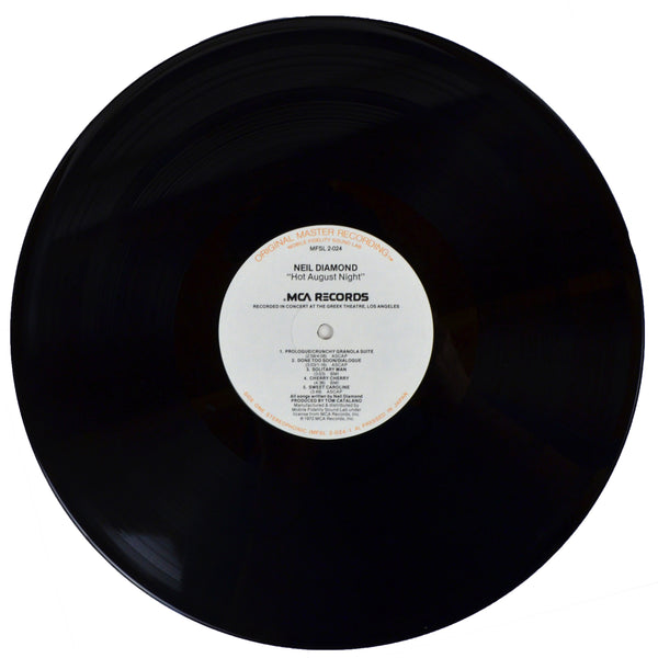 MFSL 1980 Mobile Fidelity Neil Diamond - Hot August Night LP 2-024 ...