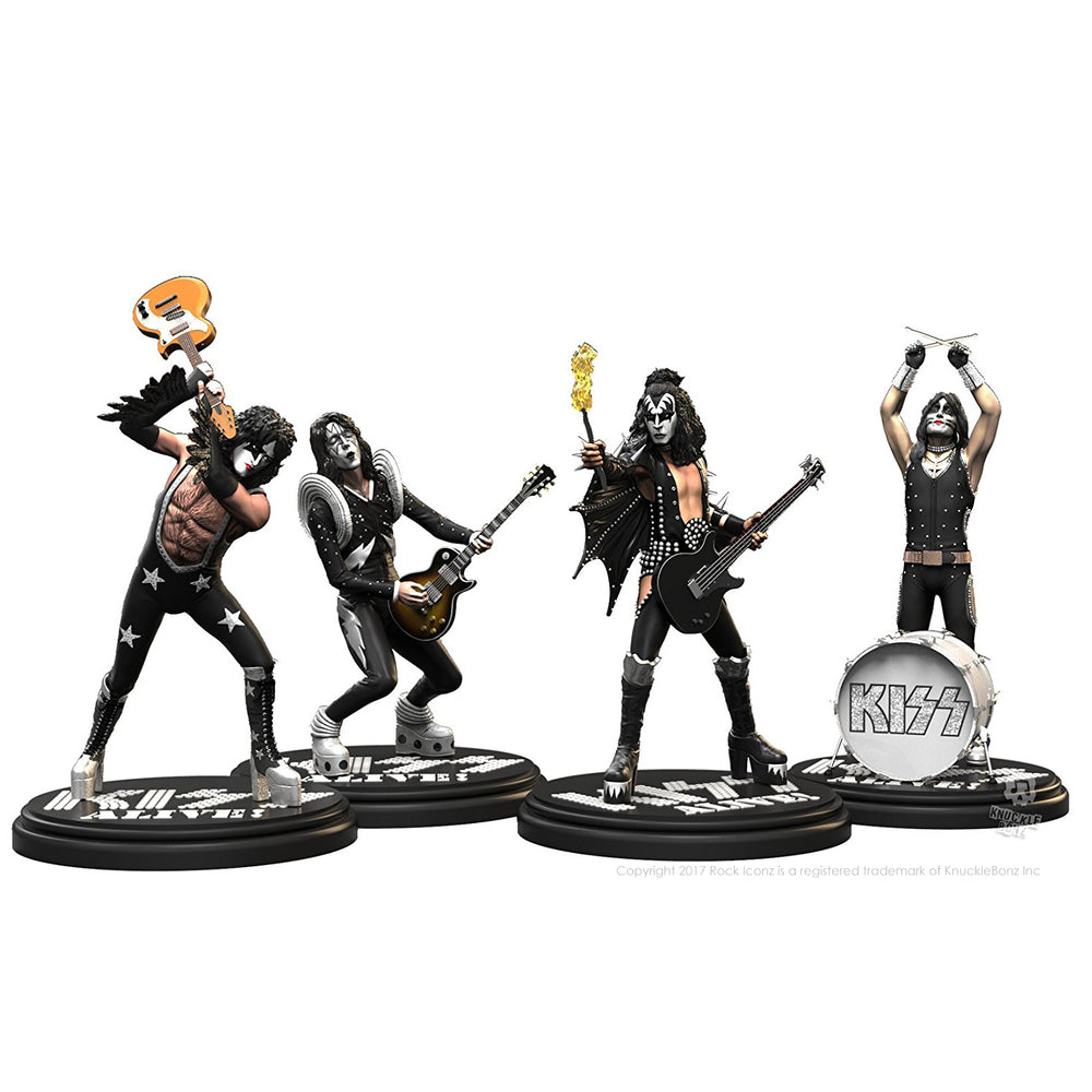 KISS Collectible: 2017 KnuckleBonz Rock Iconz Alive Statue Set ...